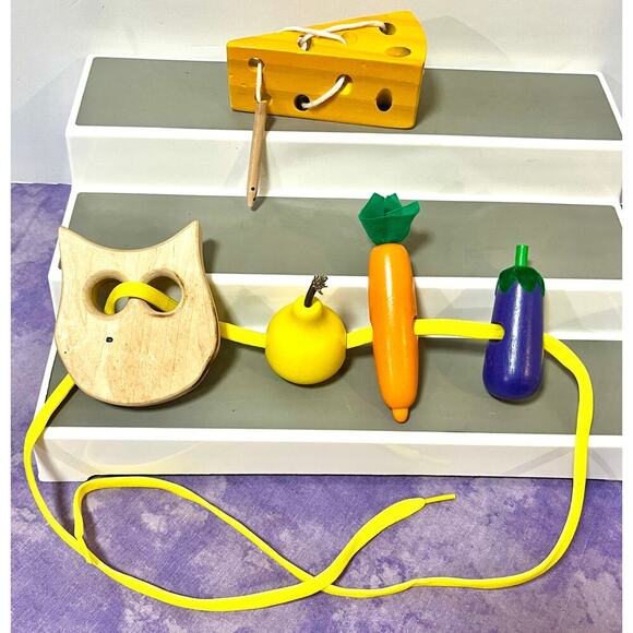 Unbranded | Toys | Constructive Playthings Kids Large Wooden Fruits ...